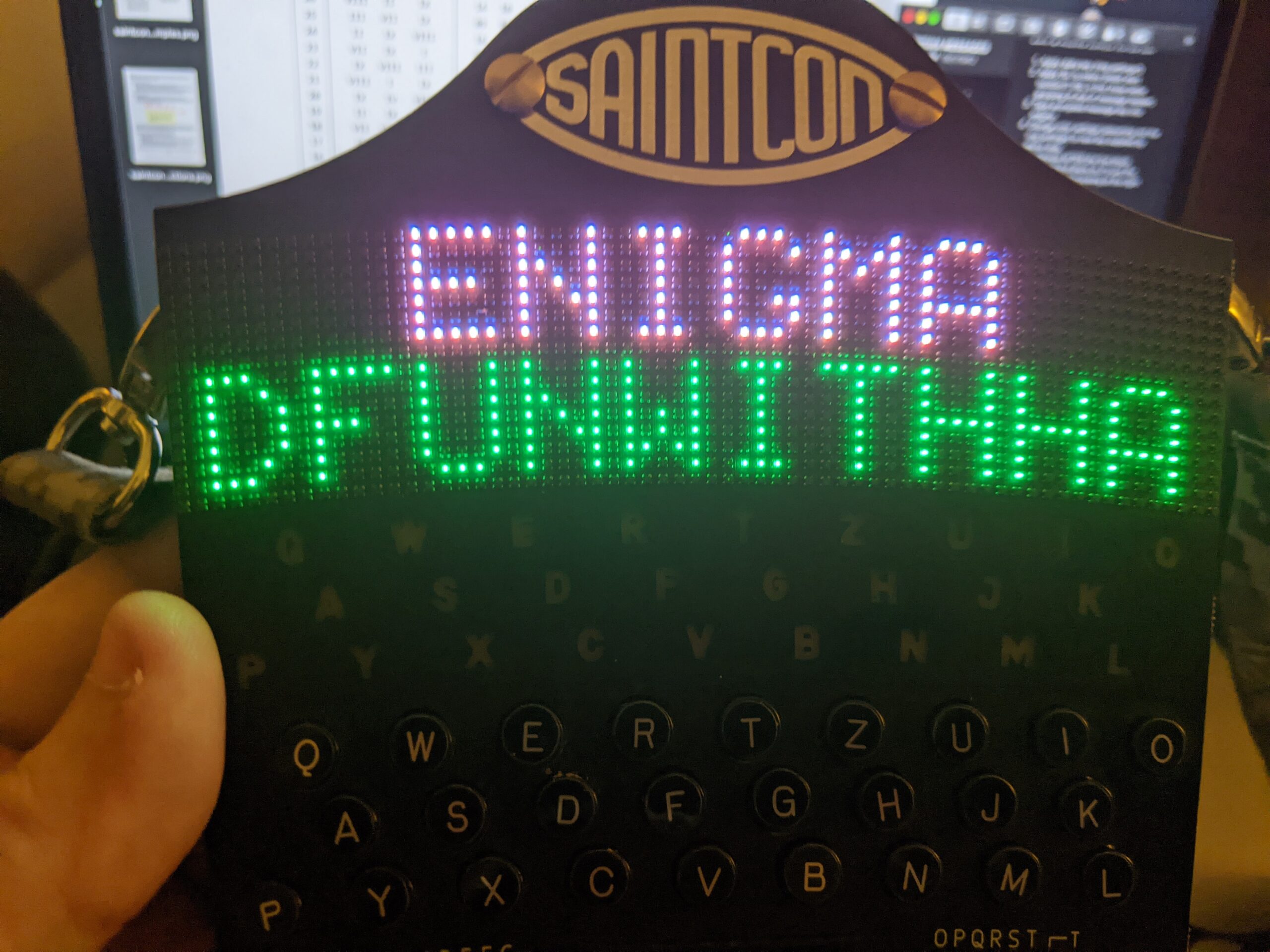 Mucking around with the 2019 SAINTCON Enigma Badge – DC540 Defcon Group